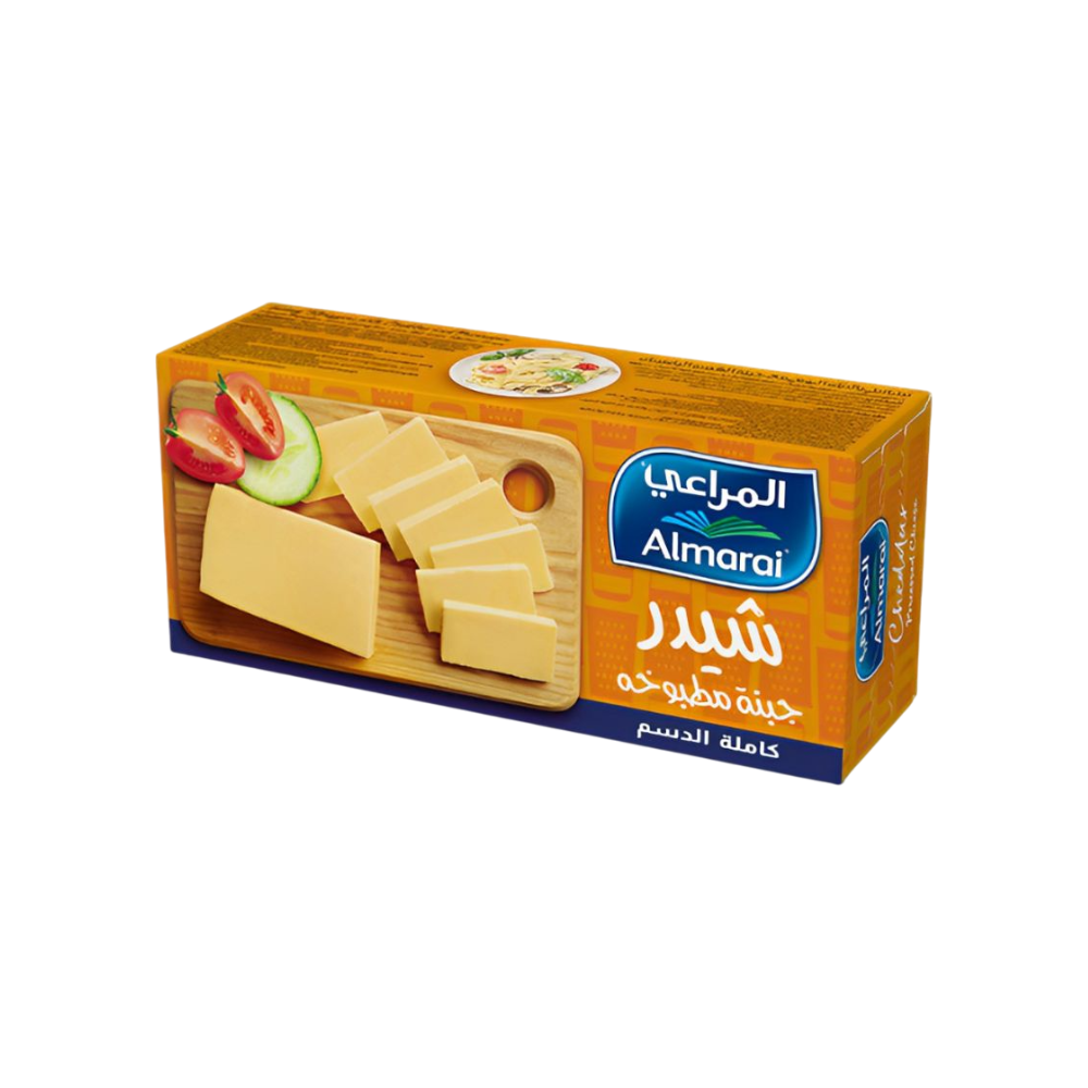 Almarai Full Fat Cheddar Block Cheese – Tamwenat Elzekrayat